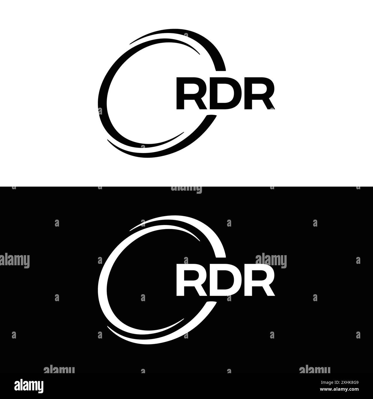 RDR logo. R D R design. White RDR letter. RDR, R D R letter logo design ...