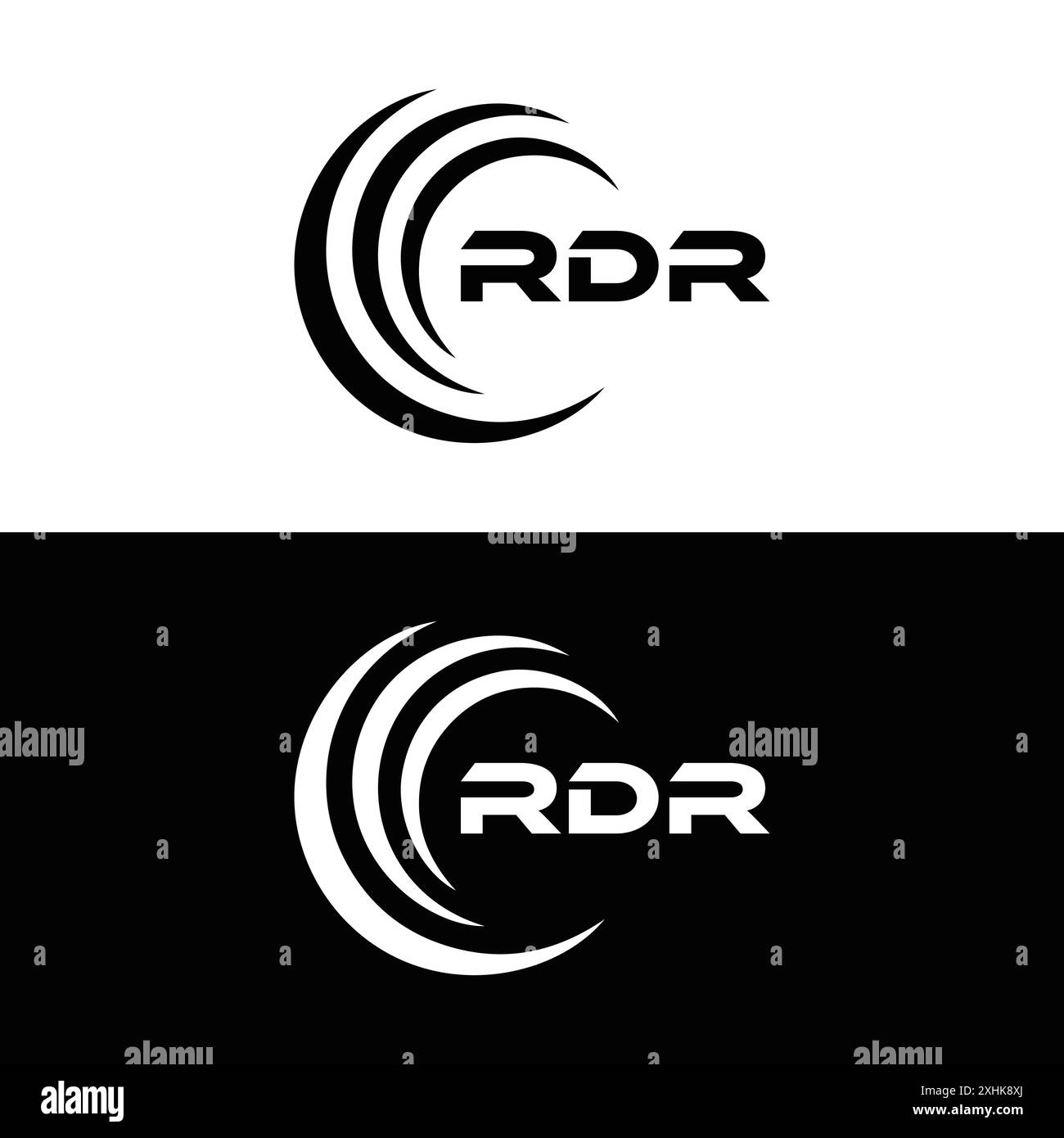 RDR logo. R D R design. White RDR letter. RDR, R D R letter logo design. R D R letter logo ...