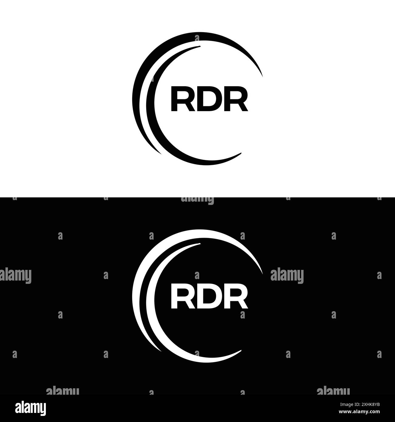 RDR logo. R D R design. White RDR letter. RDR, R D R letter logo design ...