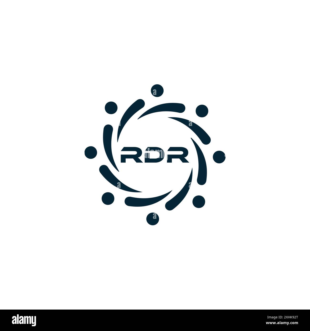 RDR logo. R D R design. White RDR letter. RDR, R D R letter logo design ...