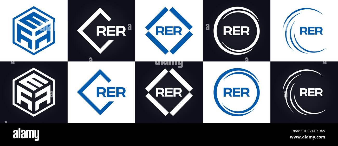 Rer logo Stock Vector Images - Alamy