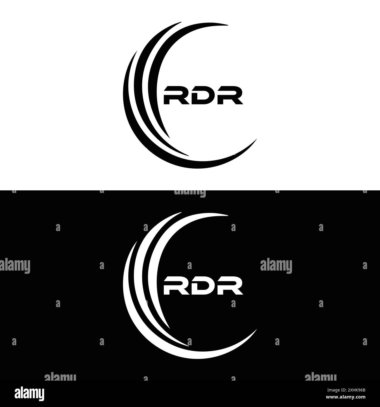 RDR logo. R D R design. White RDR letter. RDR, R D R letter logo design ...