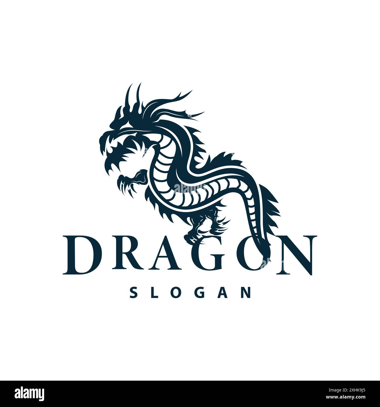 Red dragon logo Stock Vector Images - Alamy