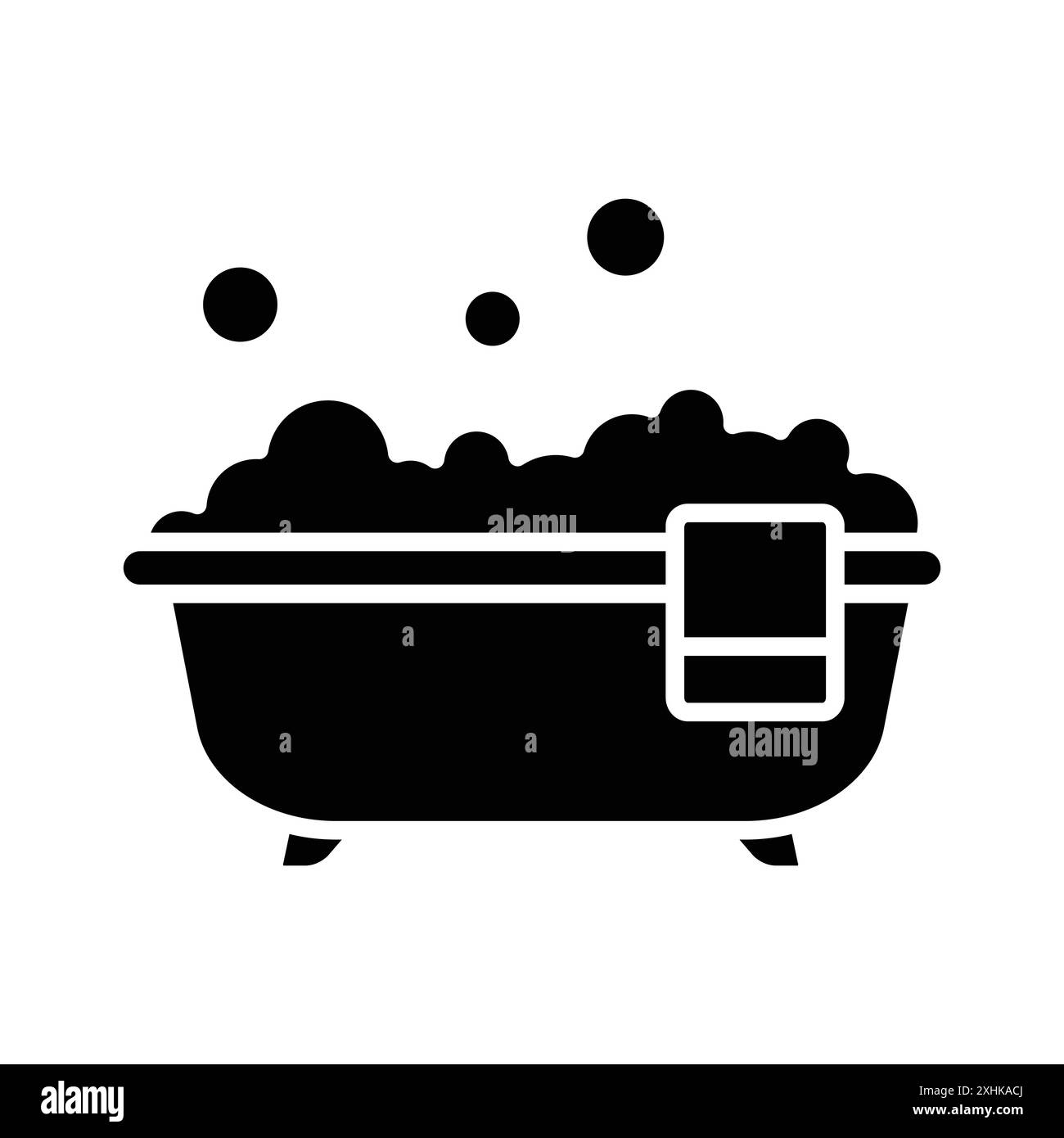 Bathtub icon vector Stock Vector Images - Alamy
