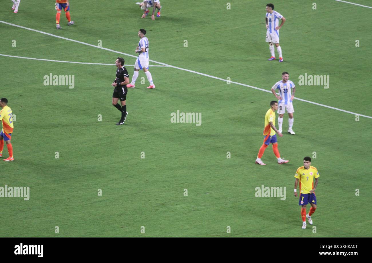 Miami, Florida, USA. 14th July, 2024. (SPO) Copa America 2024 Final ...