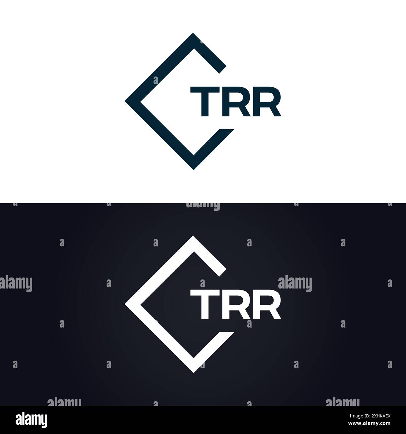 TRR logo. T R R design. White TRR letter. TRR, T R R letter logo design ...