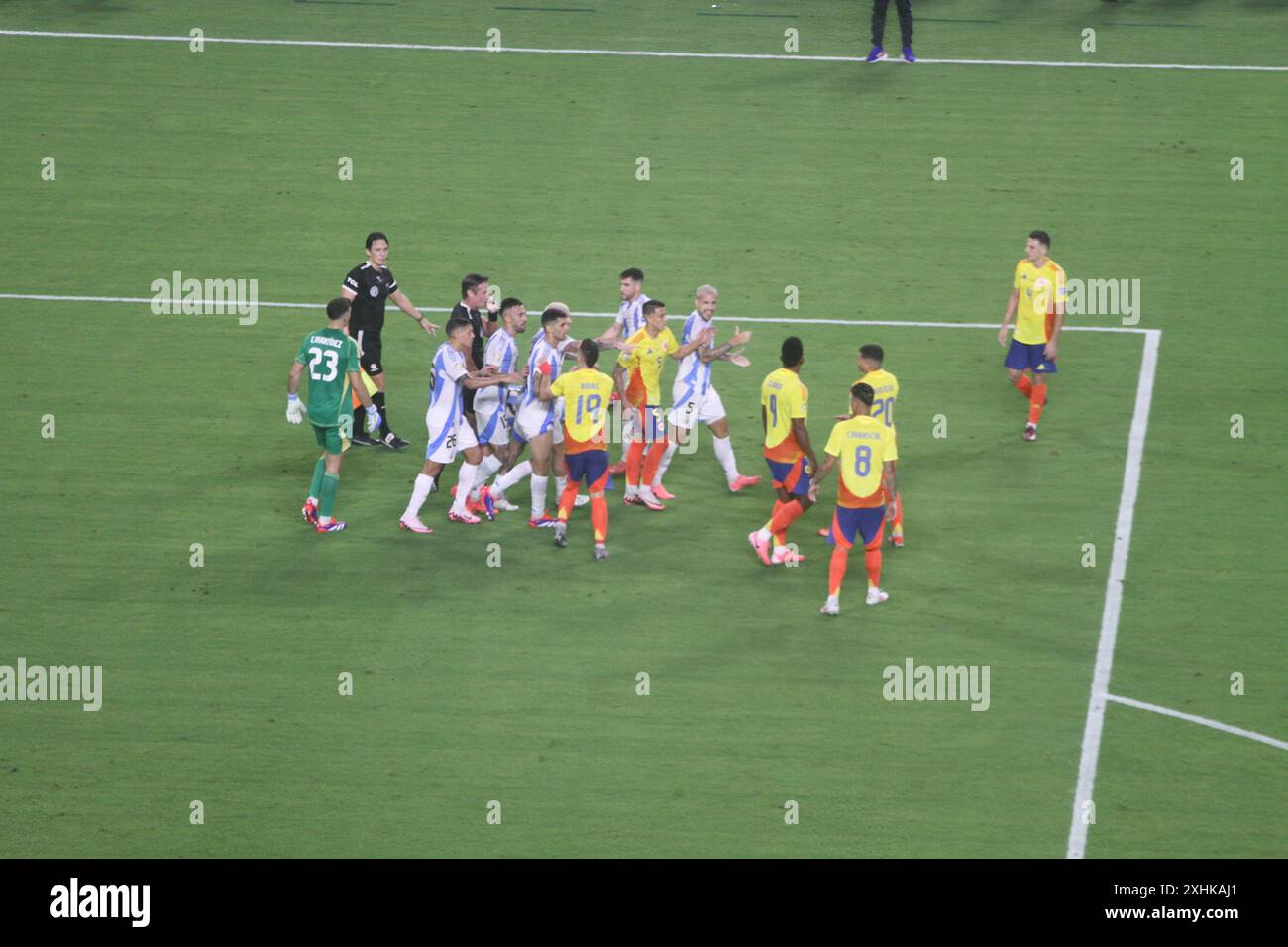 Miami, Florida, USA. 14th July, 2024. (SPO) Copa America 2024 Final ...