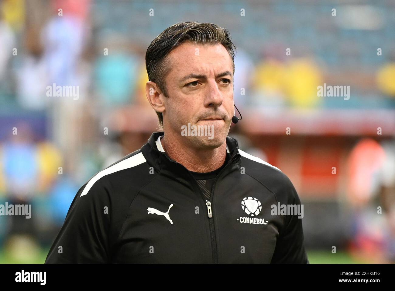 14th July 2024: Miami Gardens, Florida, USA: Referee Raphael Claus (BRA), Copa America Finals ...