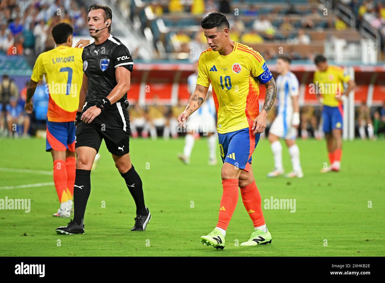 14th July 2024: Miami Gardens, Florida, USA: James Rodríguez of ...