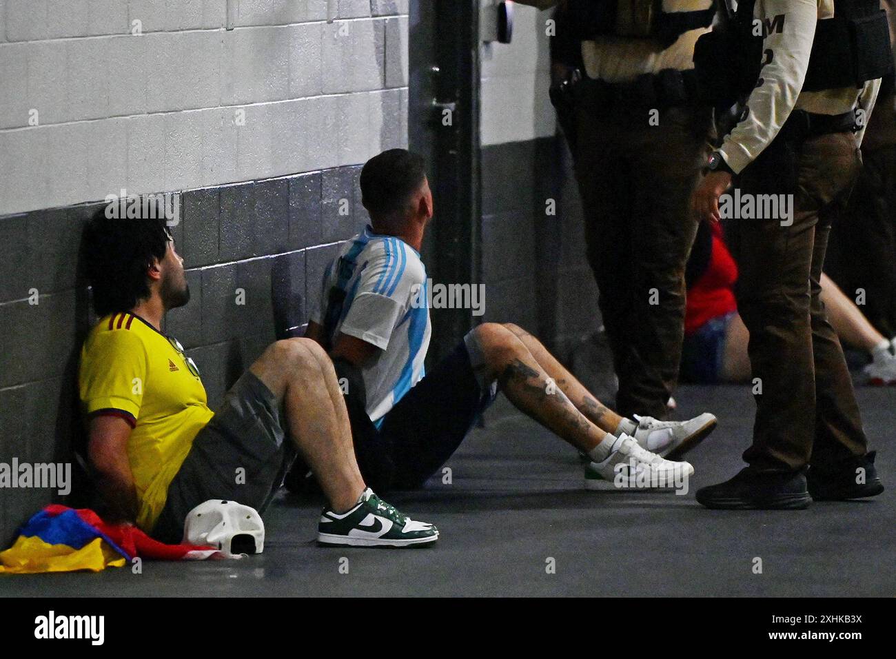 14th July 2024: Miami Gardens, Florida, USA: Fans of Argentina and ...