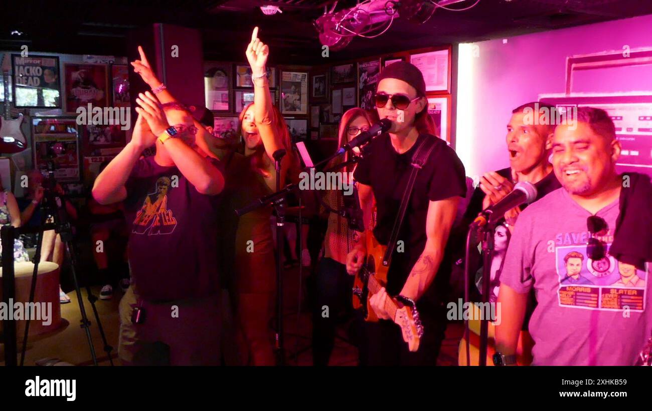 West Hollywood, California, USA 14th July 2024 Actor/singer Brentley ...