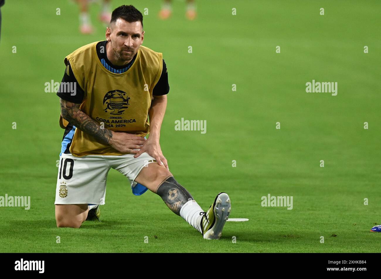 14th July 2024: Miami Gardens, Florida, USA: Lionel Messi of Argentina ...