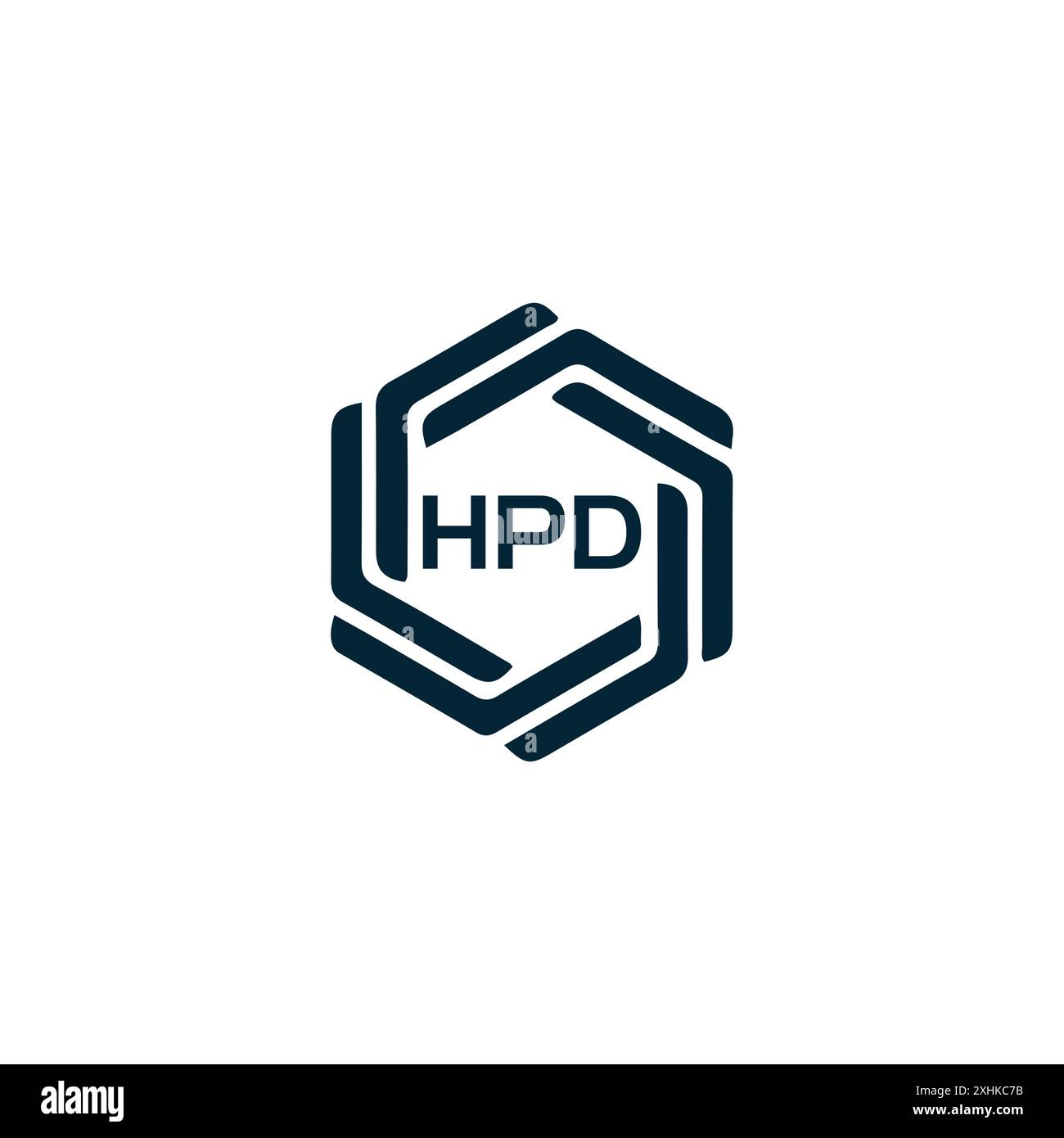 HPD logo. H P D design. White HPD letter. HPD, H P D letter logo design ...