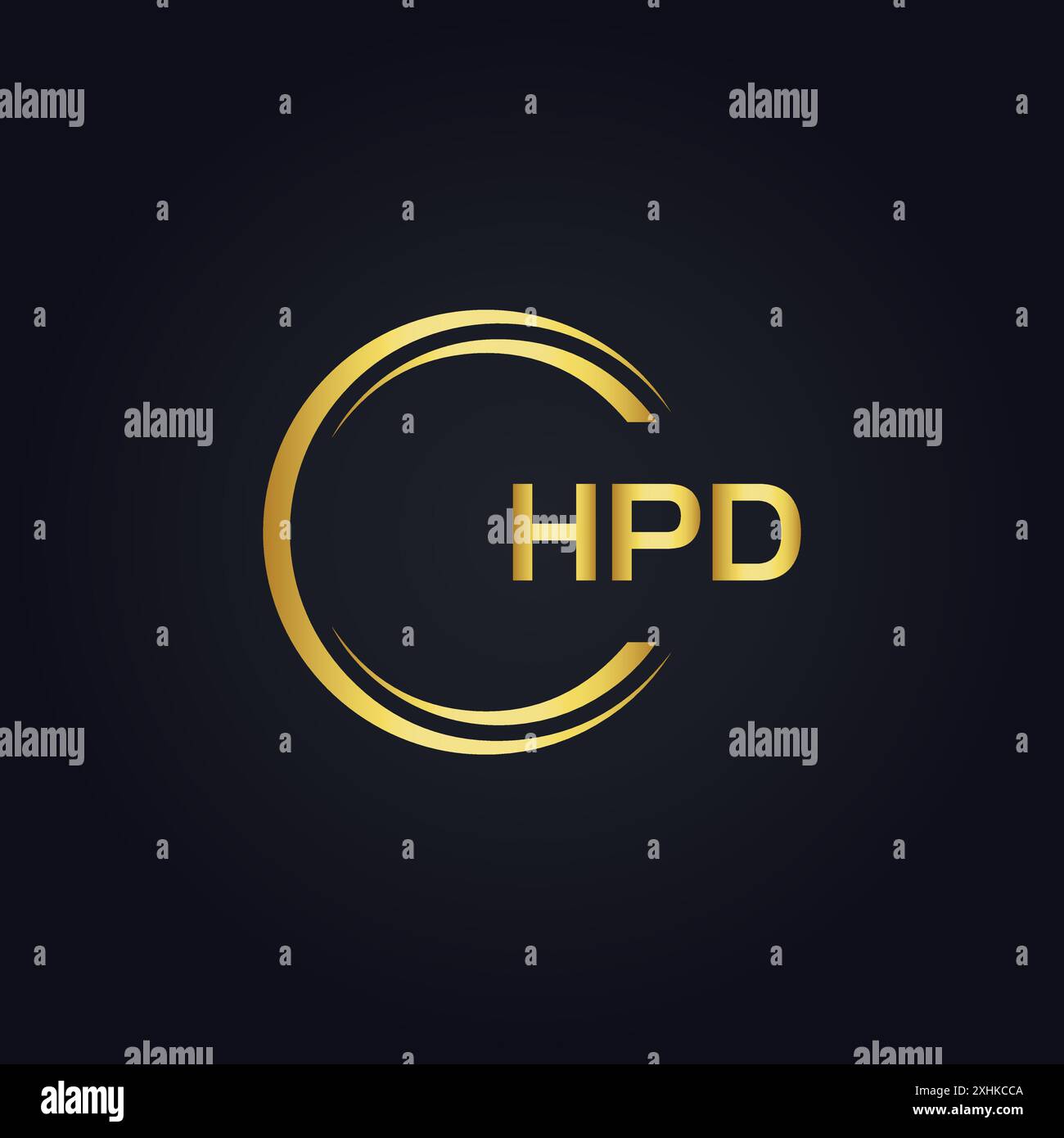 HPD logo. H P D design. White HPD letter. HPD, H P D letter logo design ...