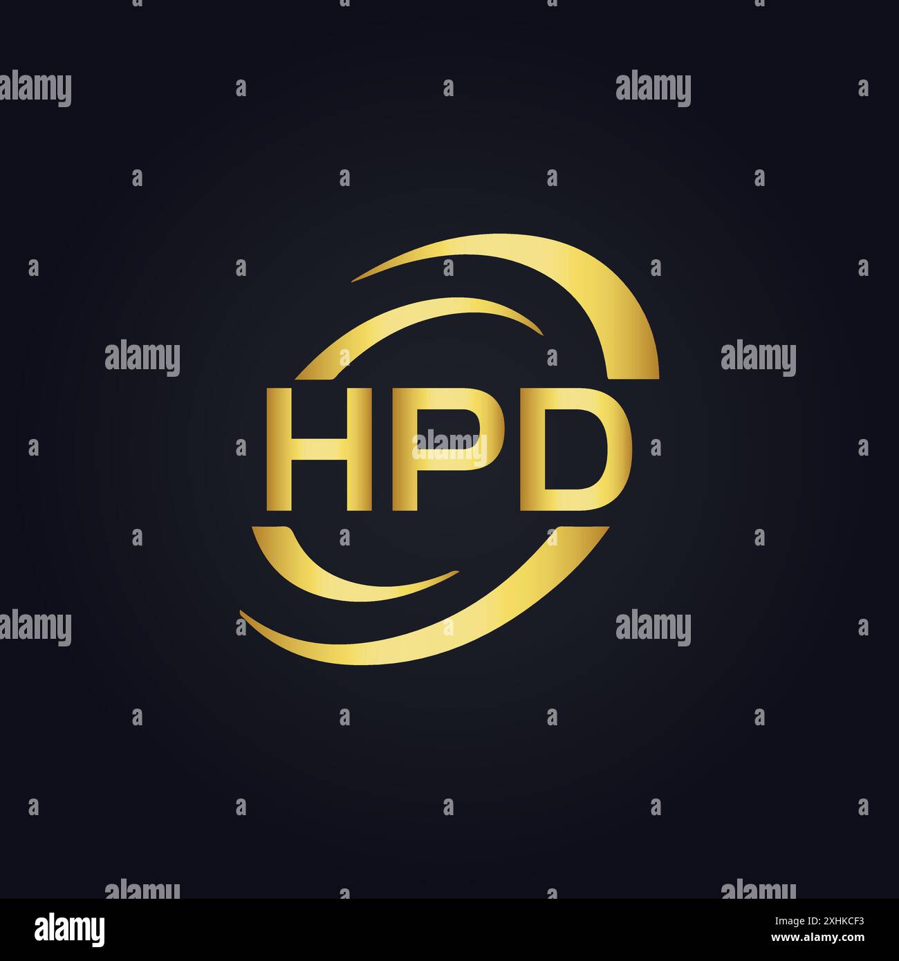 HPD logo. H P D design. White HPD letter. HPD, H P D letter logo design ...