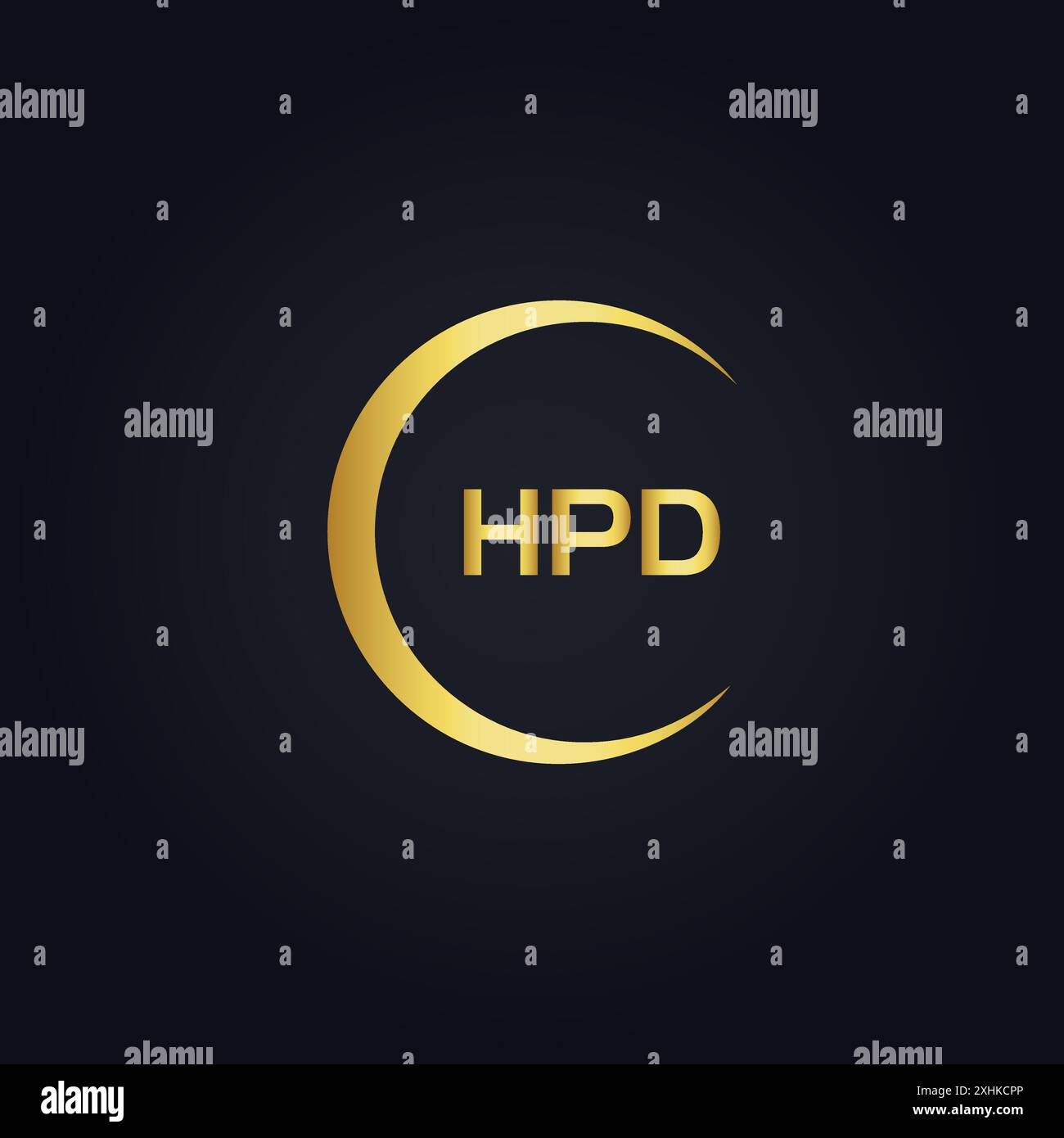 HPD logo. H P D design. White HPD letter. HPD, H P D letter logo design ...