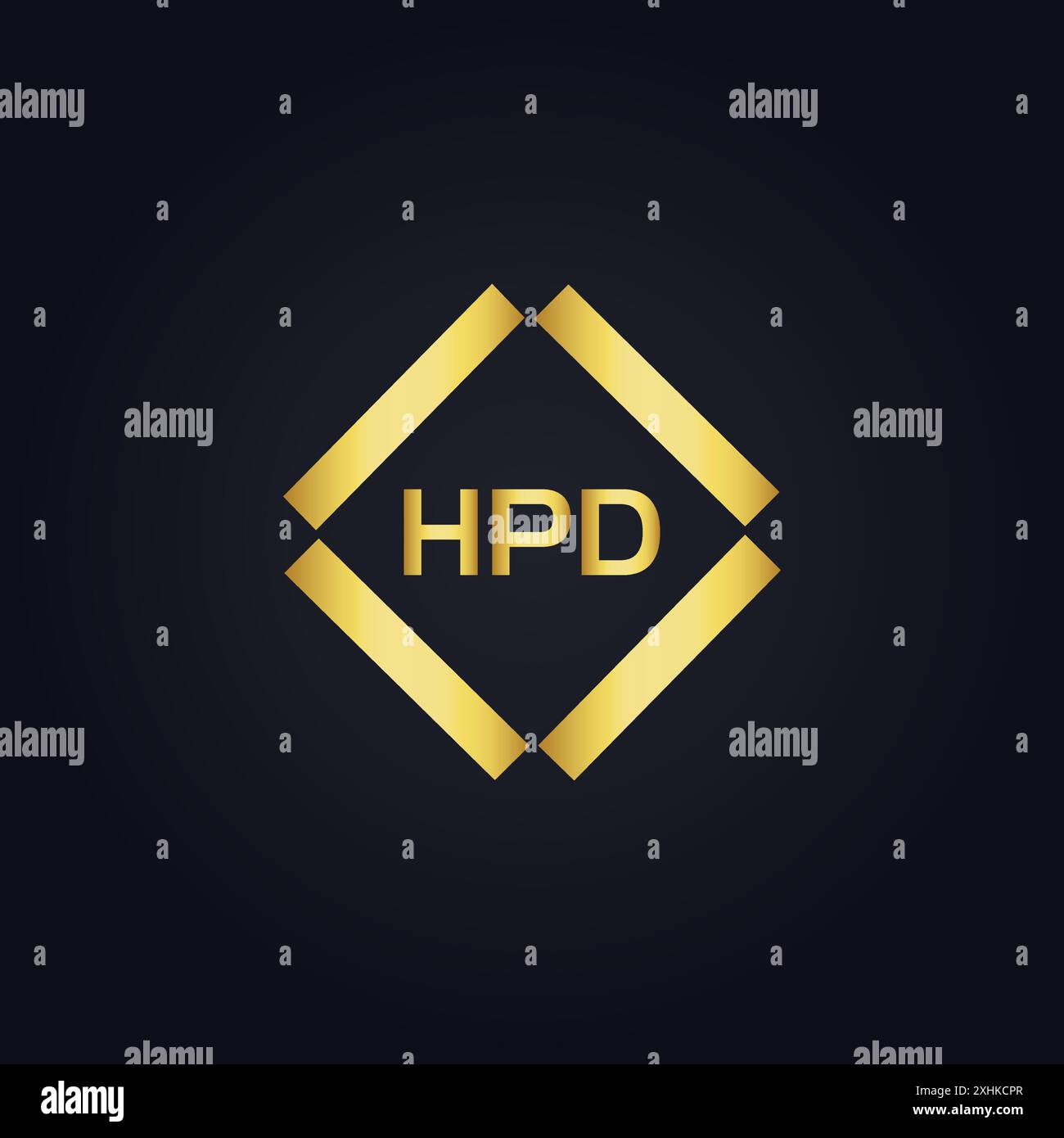 HPD logo. H P D design. White HPD letter. HPD, H P D letter logo design ...