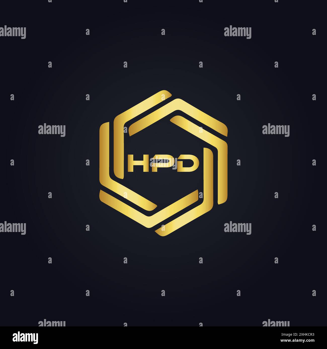 HPD logo. H P D design. White HPD letter. HPD, H P D letter logo design ...