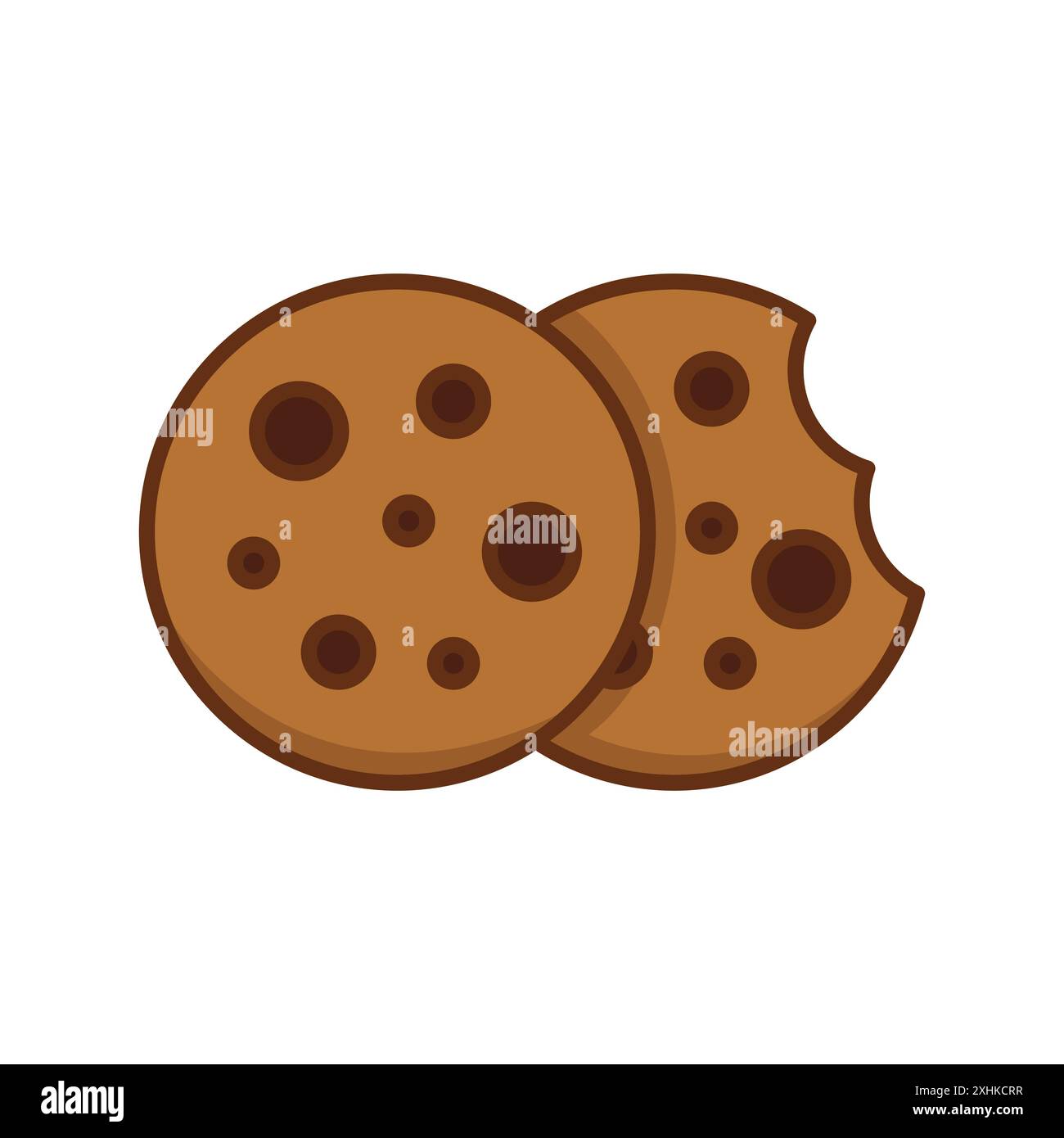 cookies icon vector design template in white background Stock Vector ...
