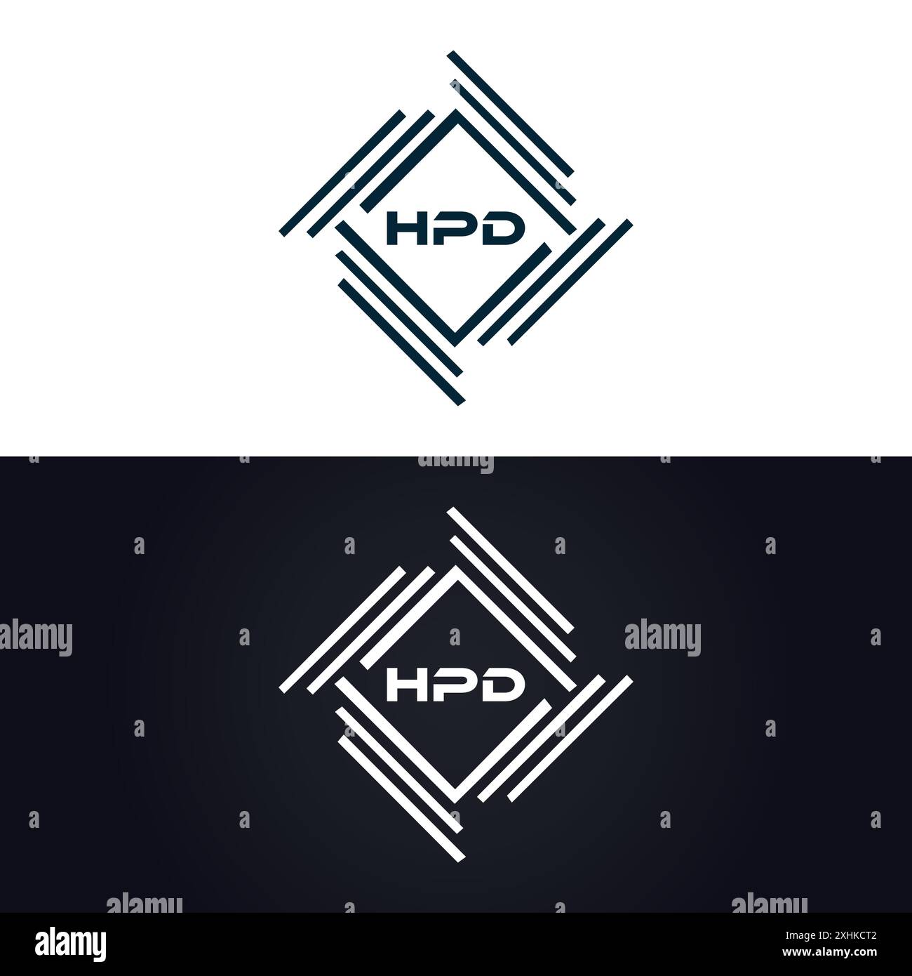 HPD logo. H P D design. White HPD letter. HPD, H P D letter logo design ...