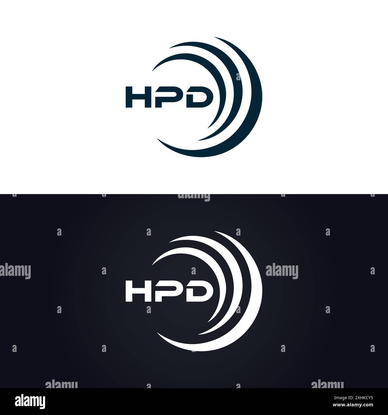 HPD logo. H P D design. White HPD letter. HPD, H P D letter logo design ...