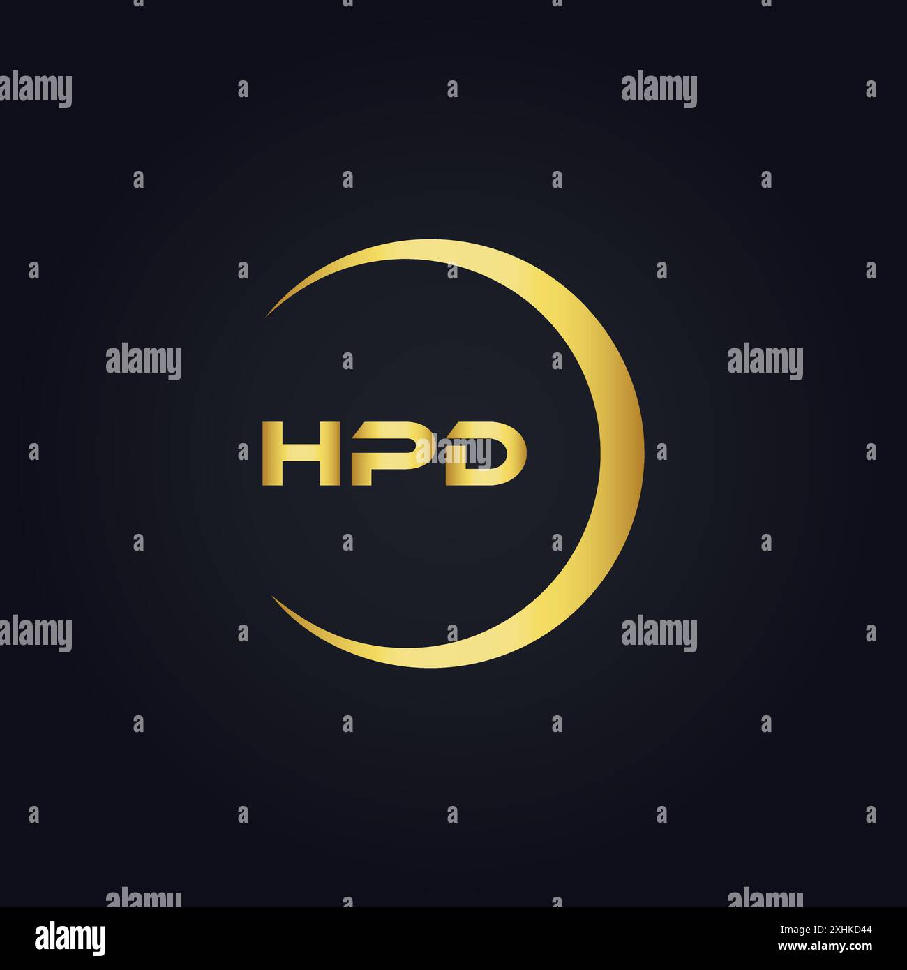 HPD logo. H P D design. White HPD letter. HPD, H P D letter logo design ...