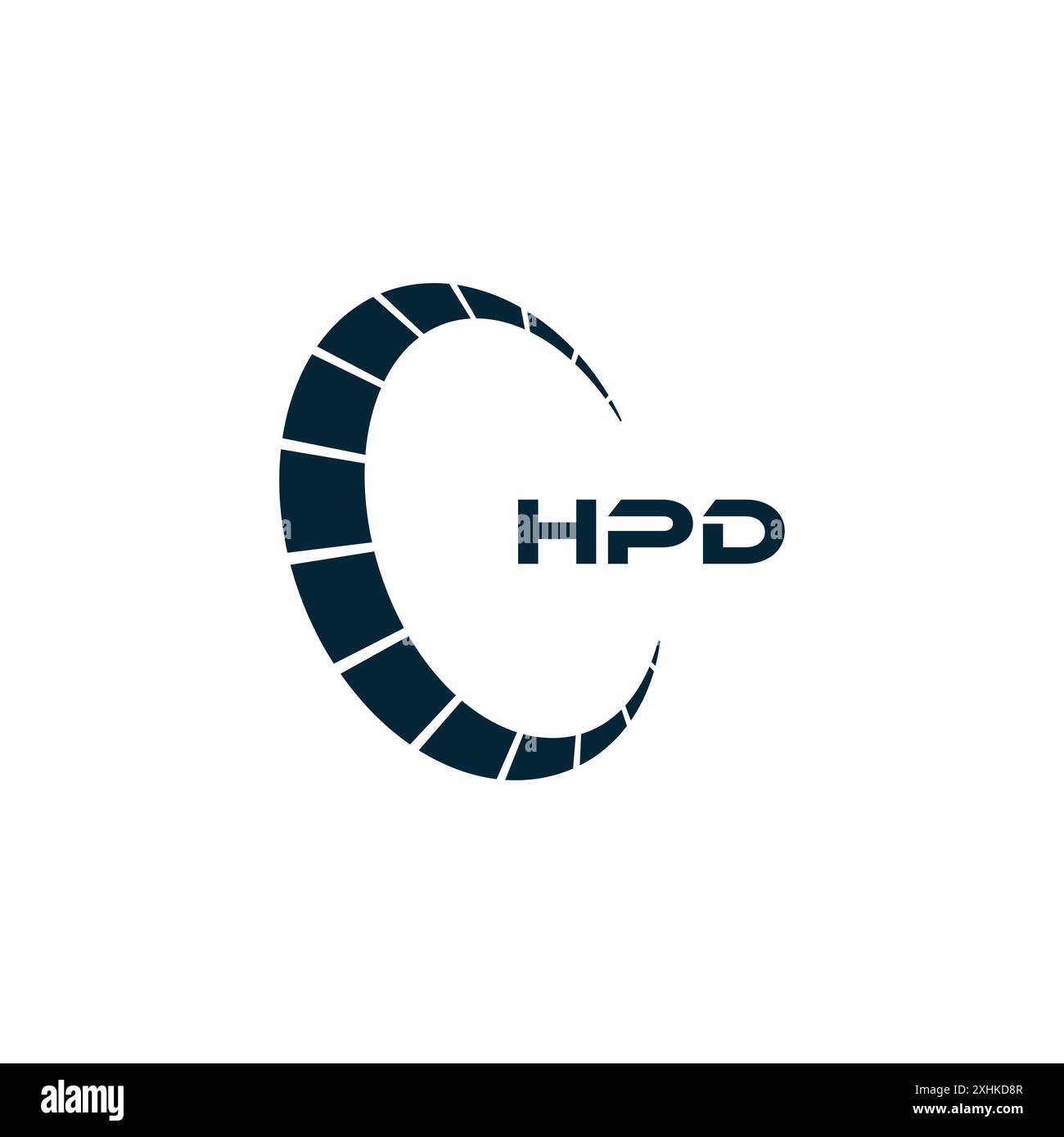HPD logo. H P D design. White HPD letter. HPD, H P D letter logo design ...