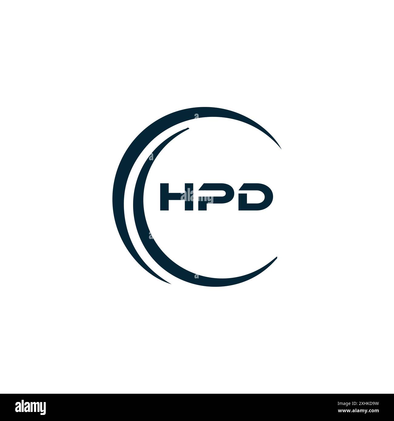 HPD logo. H P D design. White HPD letter. HPD, H P D letter logo design ...