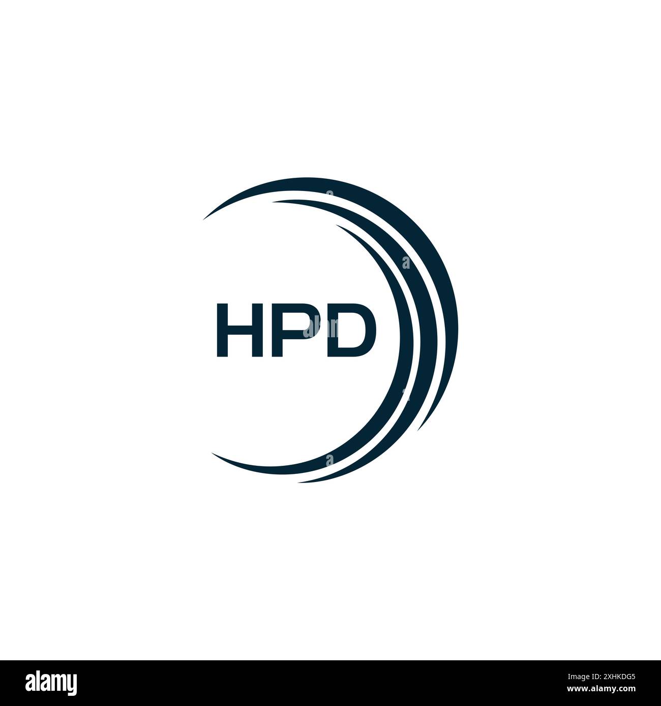 HPD logo. H P D design. White HPD letter. HPD, H P D letter logo design ...