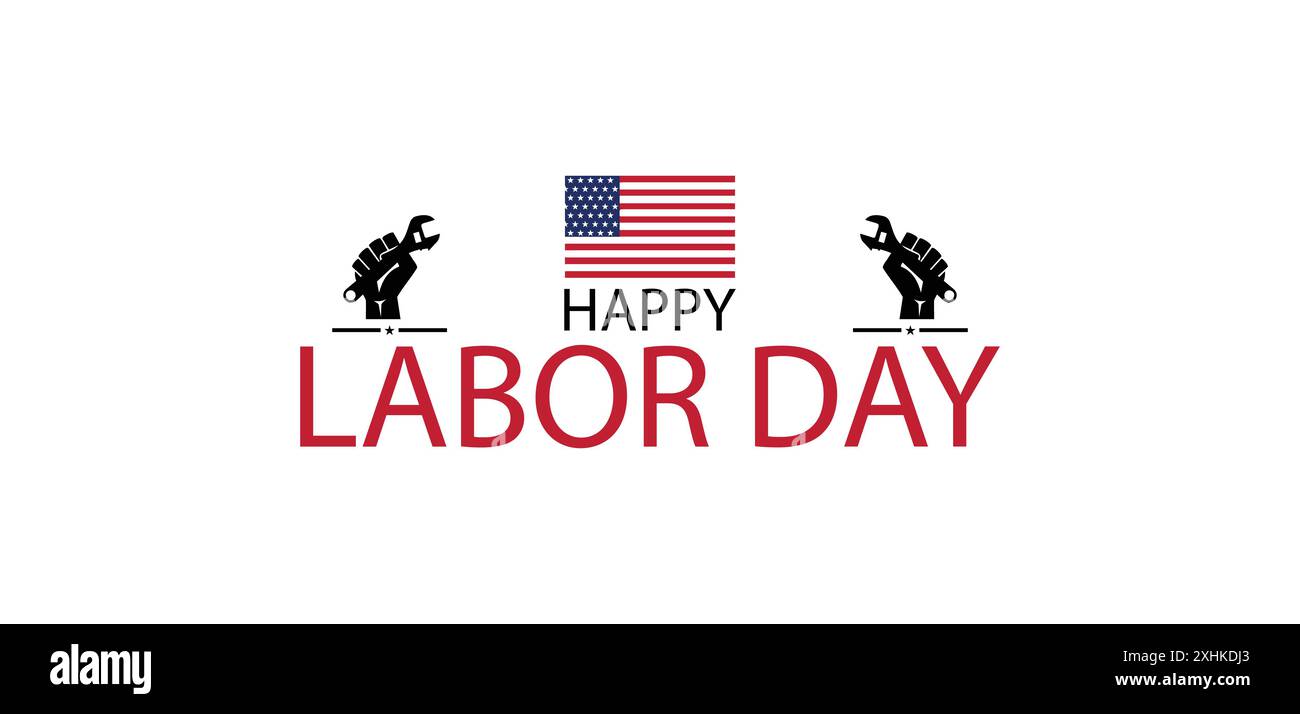 Celebrating Labor Day A Tribute to Hard Work and Dedication Stock ...