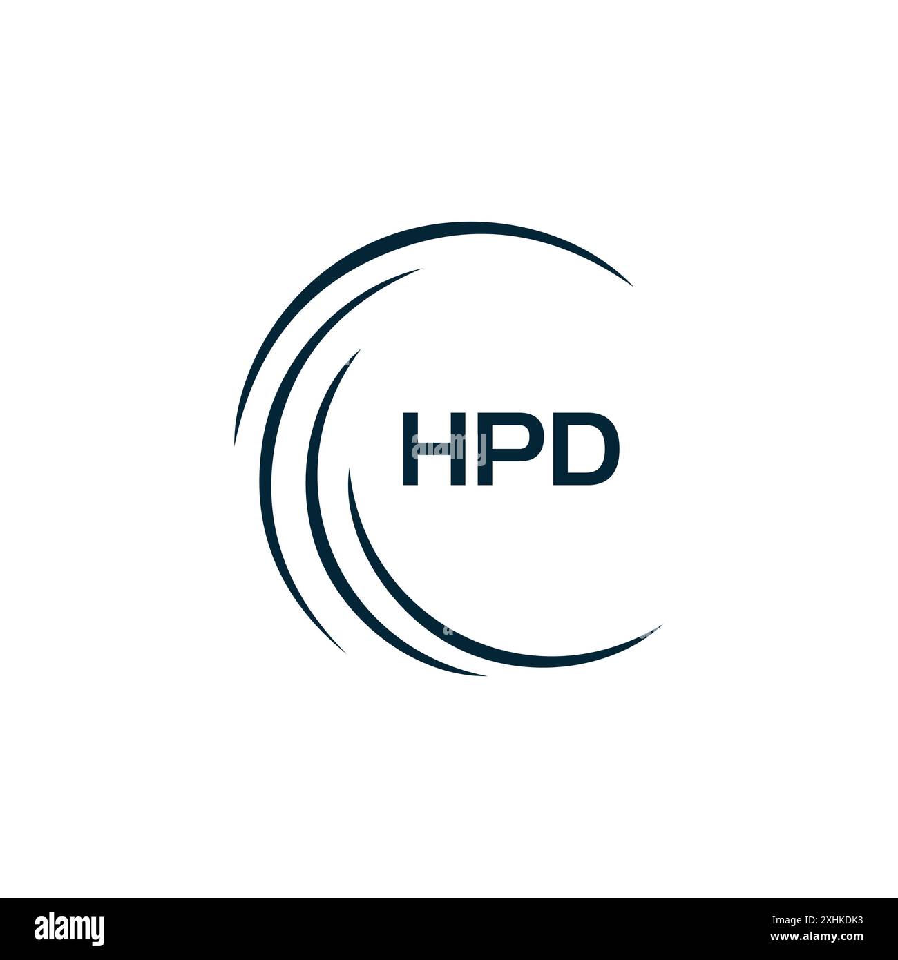 HPD logo. H P D design. White HPD letter. HPD, H P D letter logo design ...