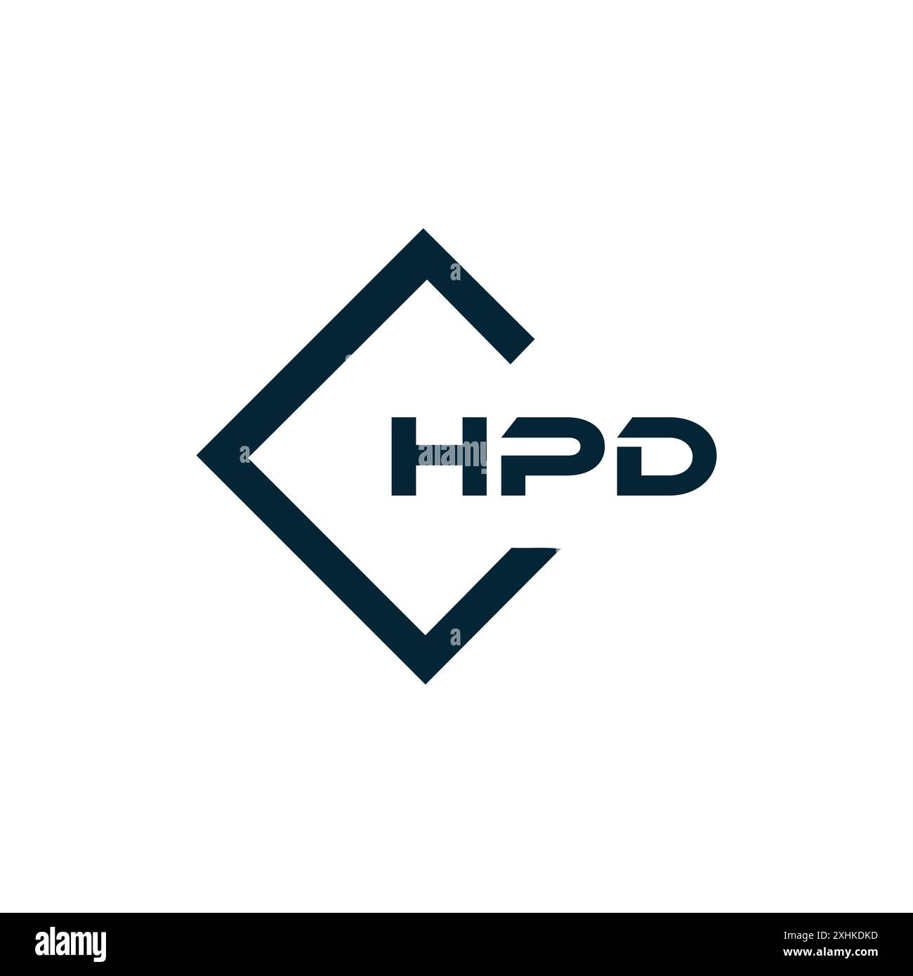 HPD logo. H P D design. White HPD letter. HPD, H P D letter logo design ...