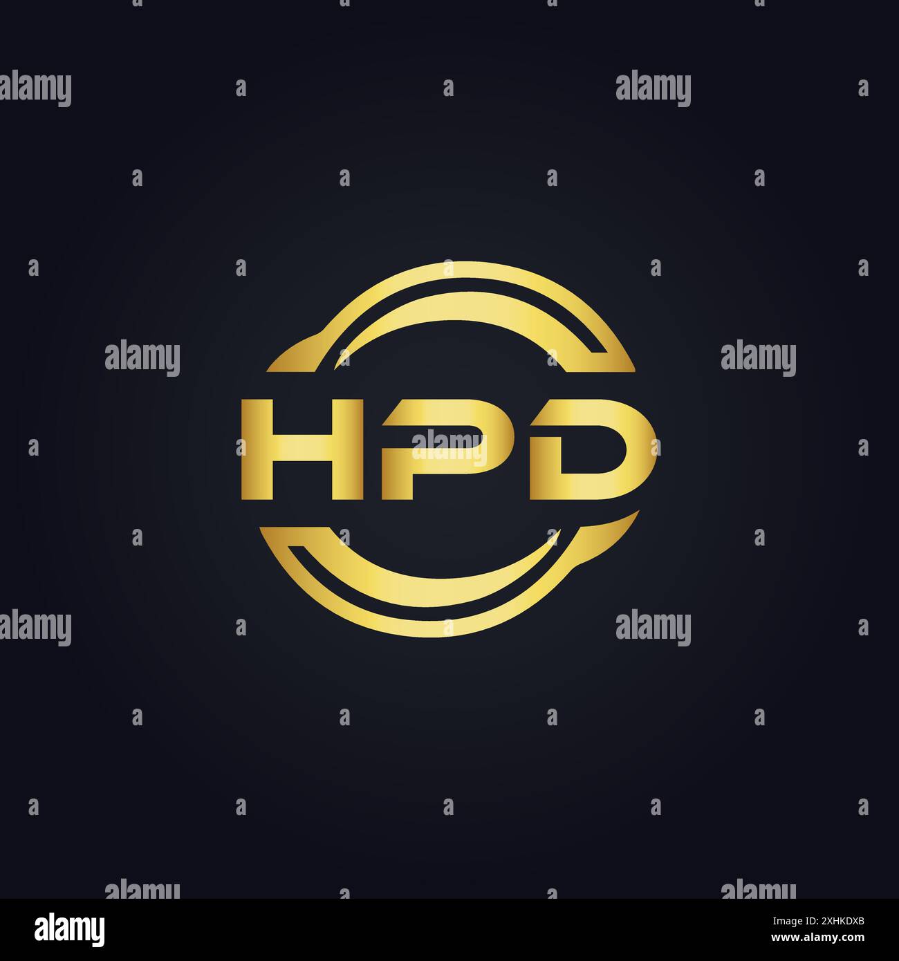 HPD logo. H P D design. White HPD letter. HPD, H P D letter logo design ...