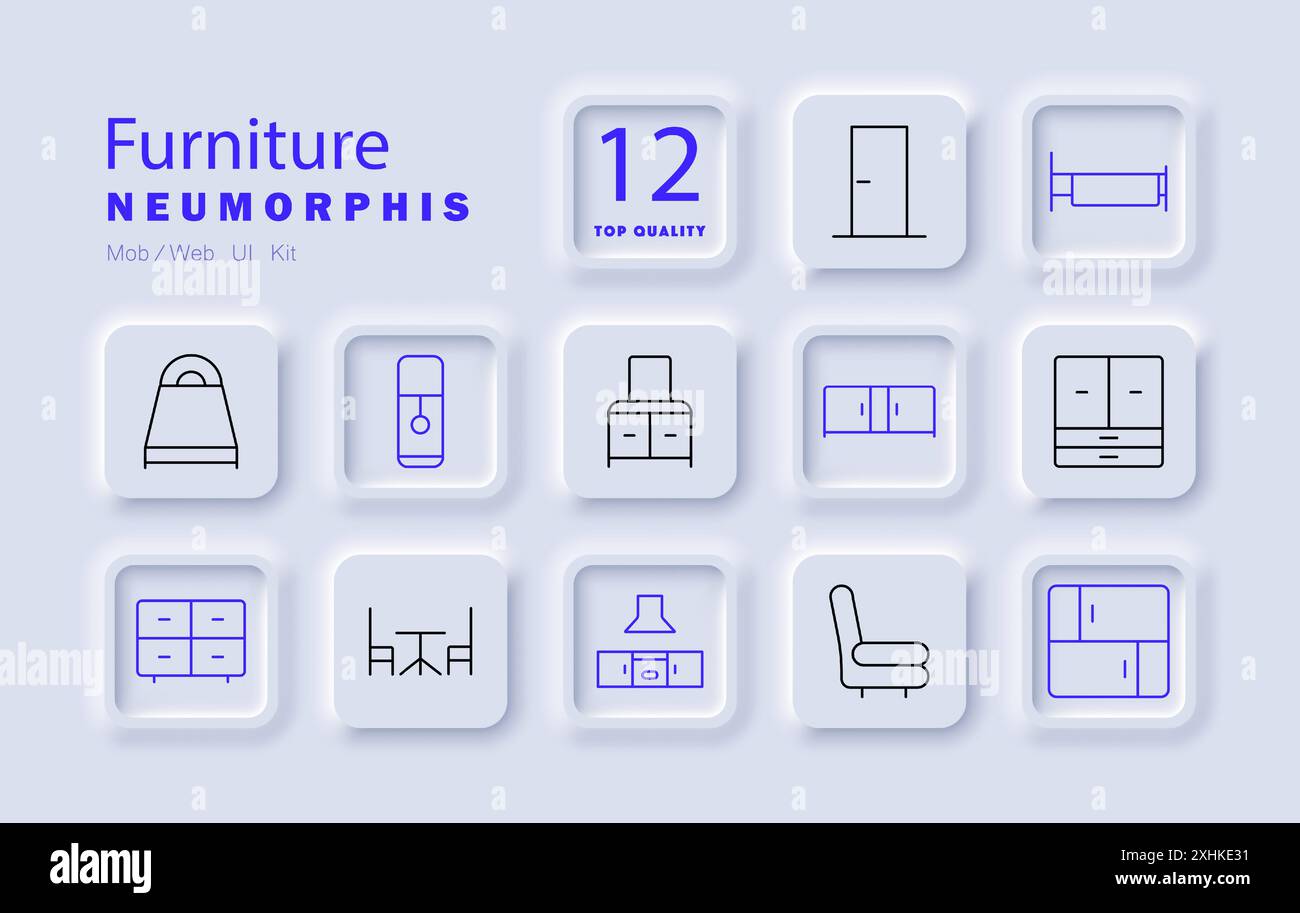 Kitchen setup vector vectors hi-res stock photography and images - Alamy