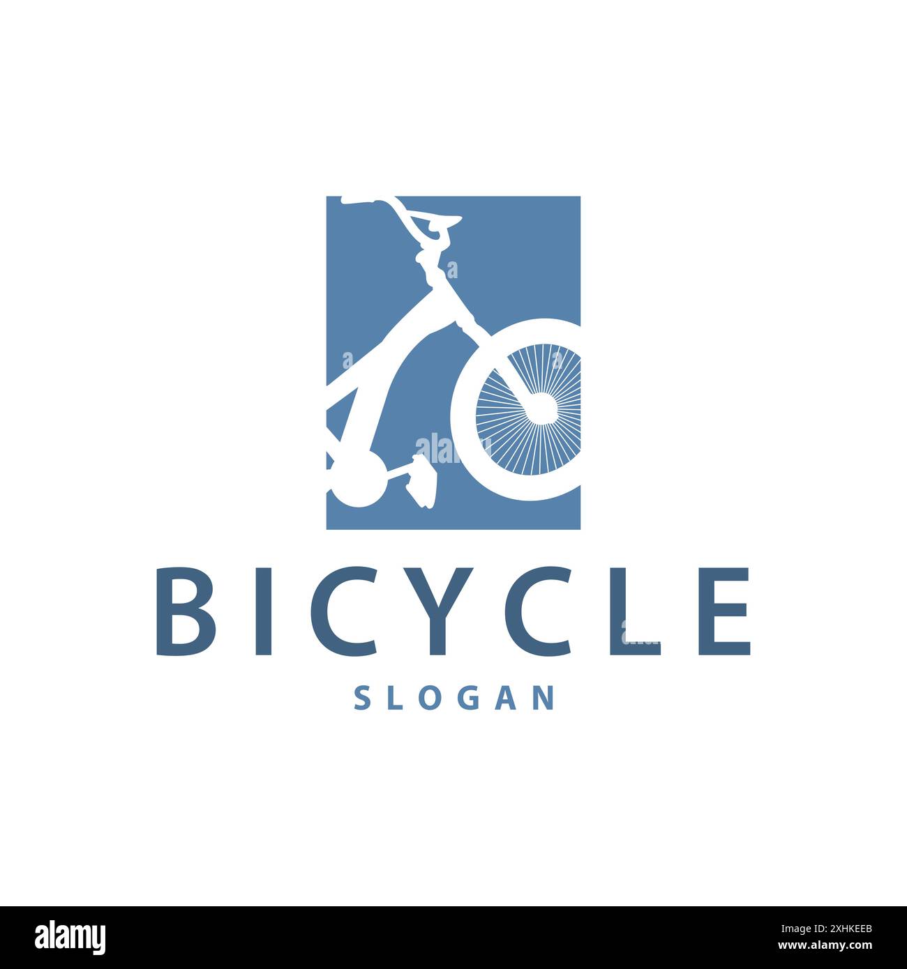 Bicycle logo design bicycle sport club simple vintage black silhouette ...