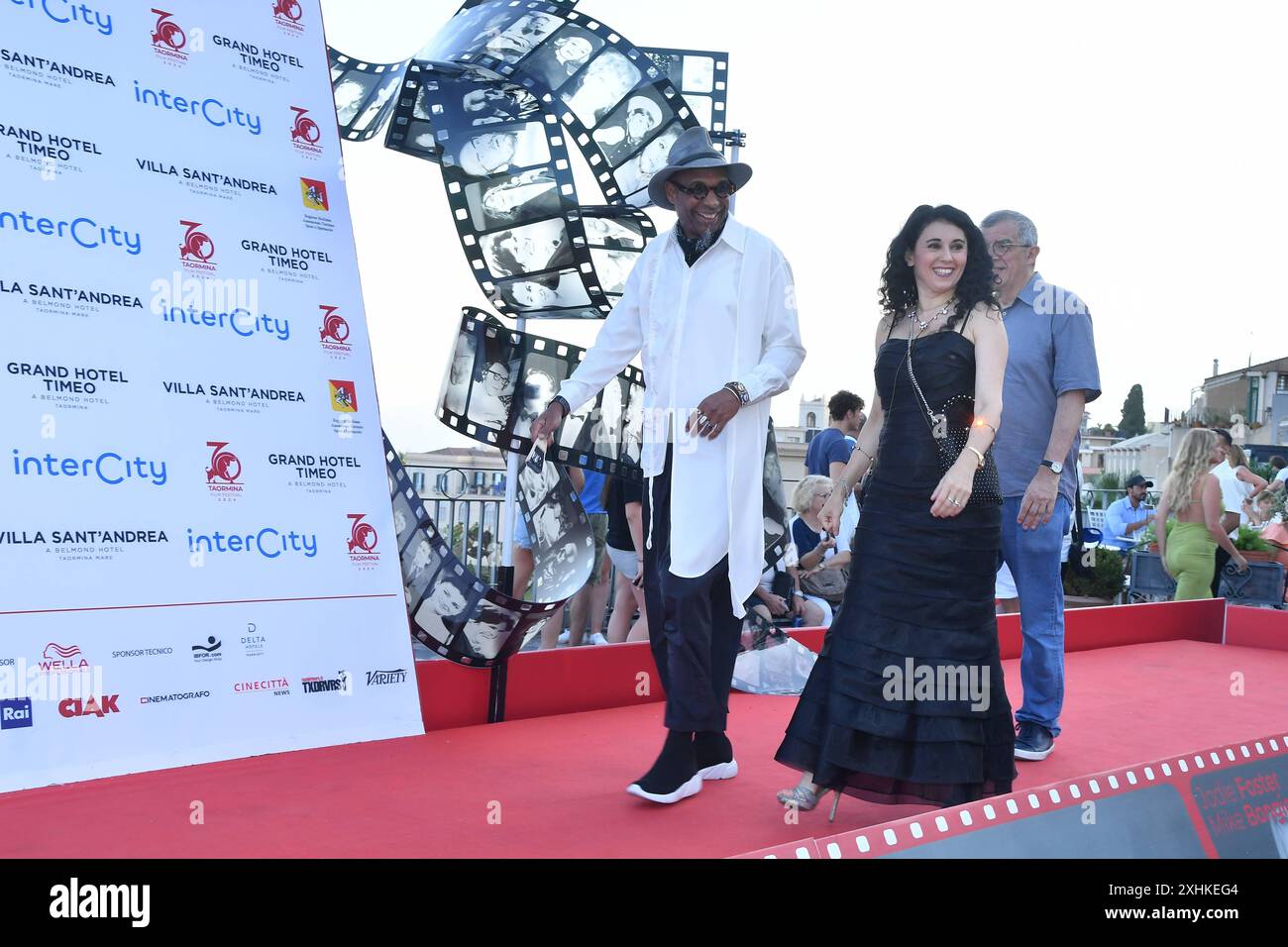 Taormina: Ancient theatre: Red carpet and second evening Taormina Film ...