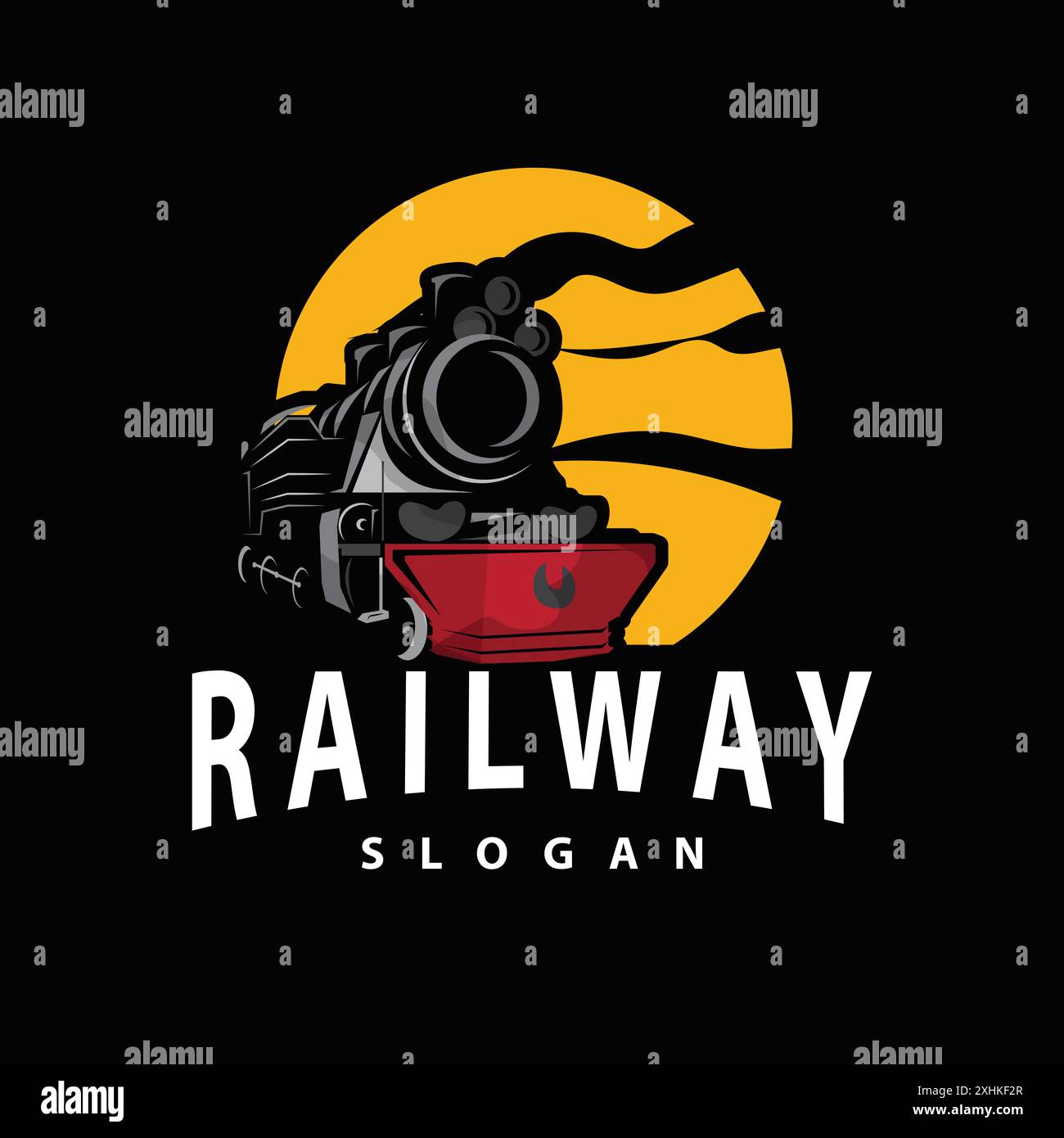 Rail company logo Stock Vector Images - Alamy
