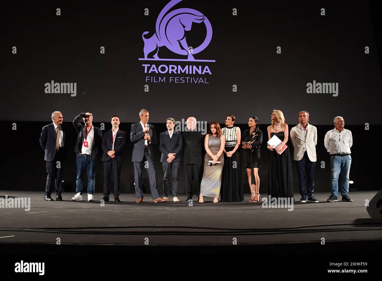 Taormina: Ancient theatre: Red carpet and second evening Taormina Film ...