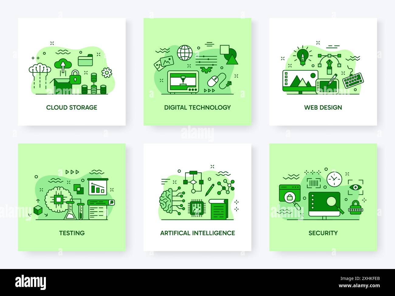 Ai computer protection Stock Vector Images - Alamy