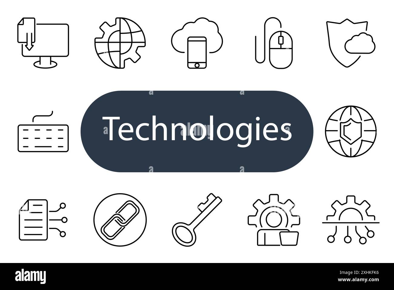 Gears and electronics Stock Vector Images - Alamy