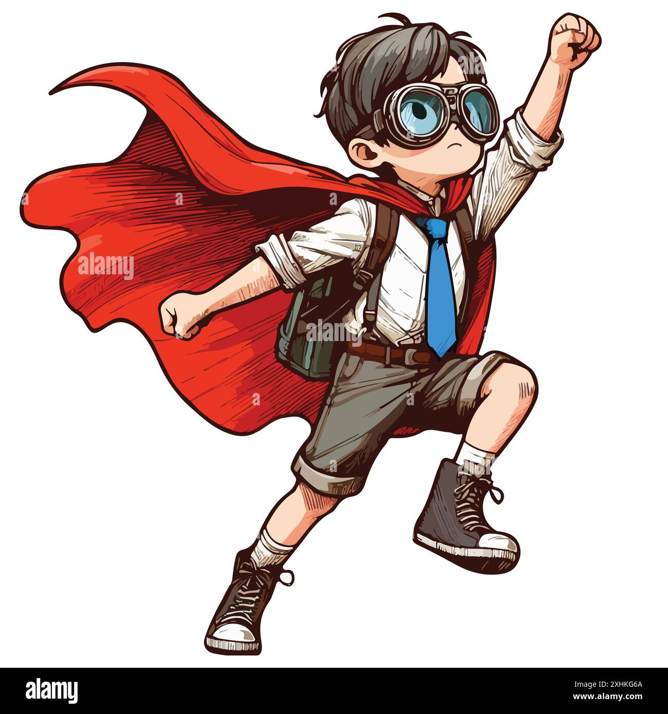 Super hero Boy Stock Vector Image & Art - Alamy
