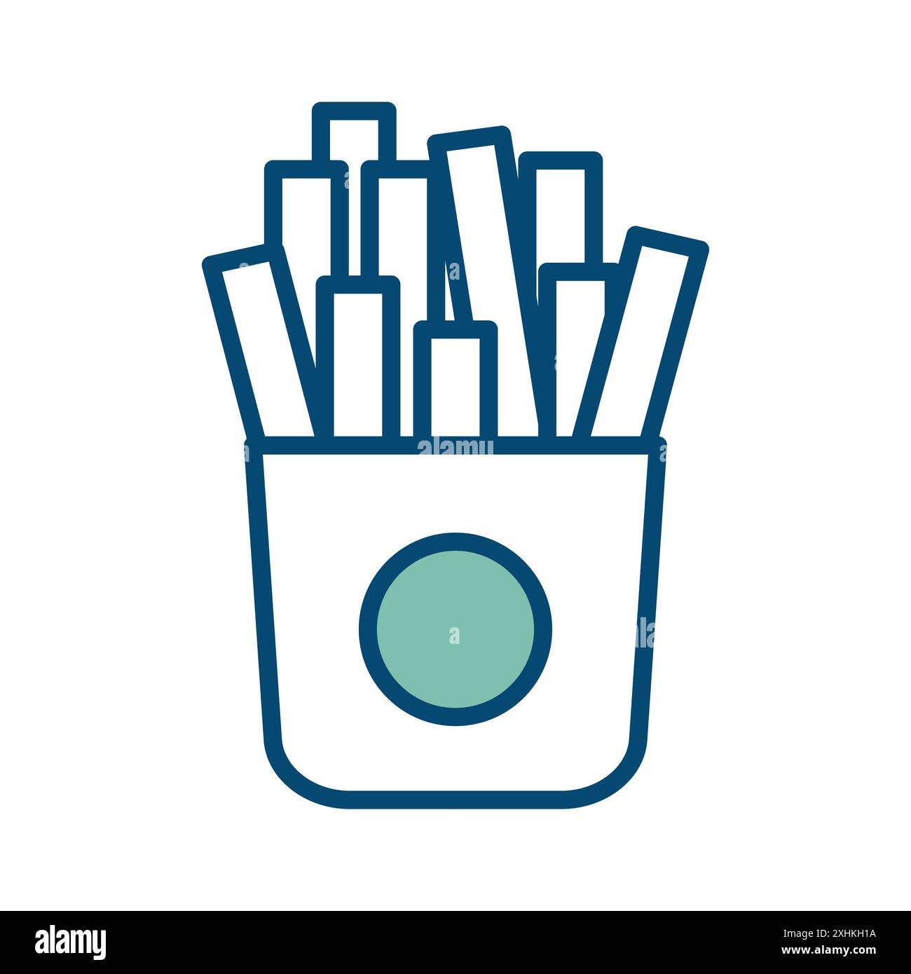 french fries icon vector design template in white background Stock ...