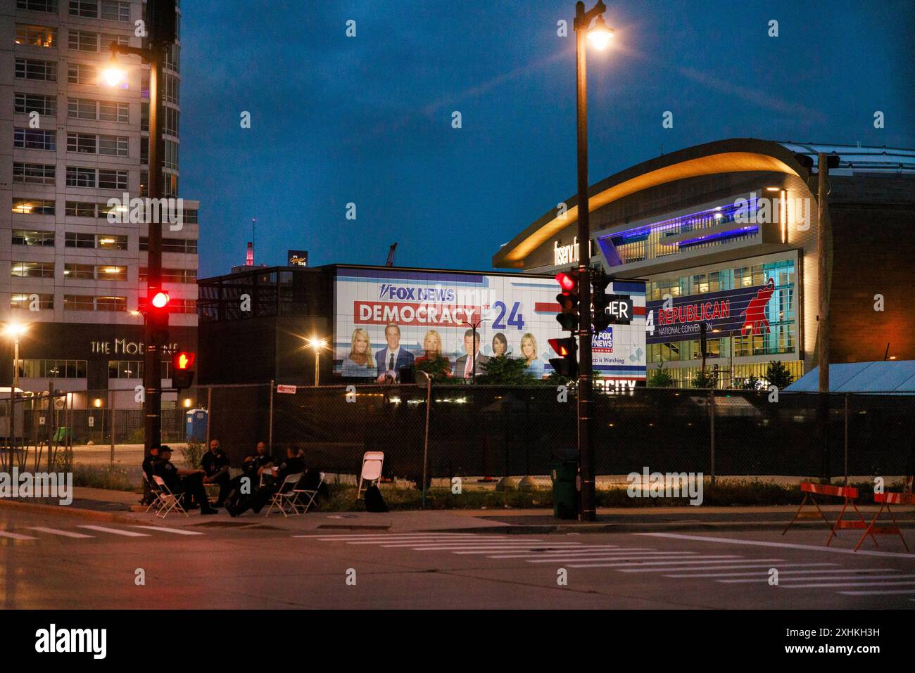 Milwaukee, USA. 14th July, 2024. MILWAUKEE, WISCONSIN - JULY 14: A Fox ...