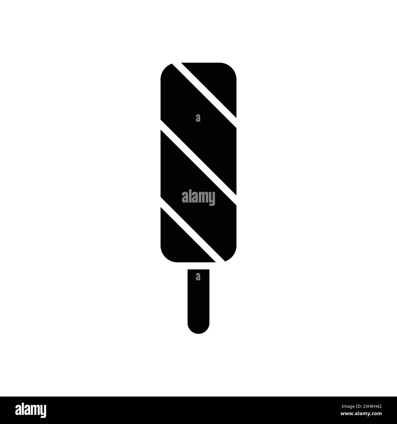 Strawberry ice cream chocolate Black and White Stock Photos & Images ...