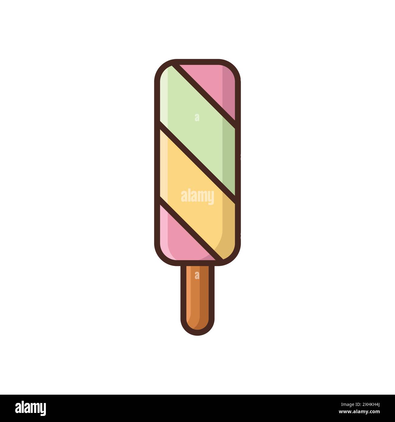 ice cream icon vector design template in white background Stock Vector ...