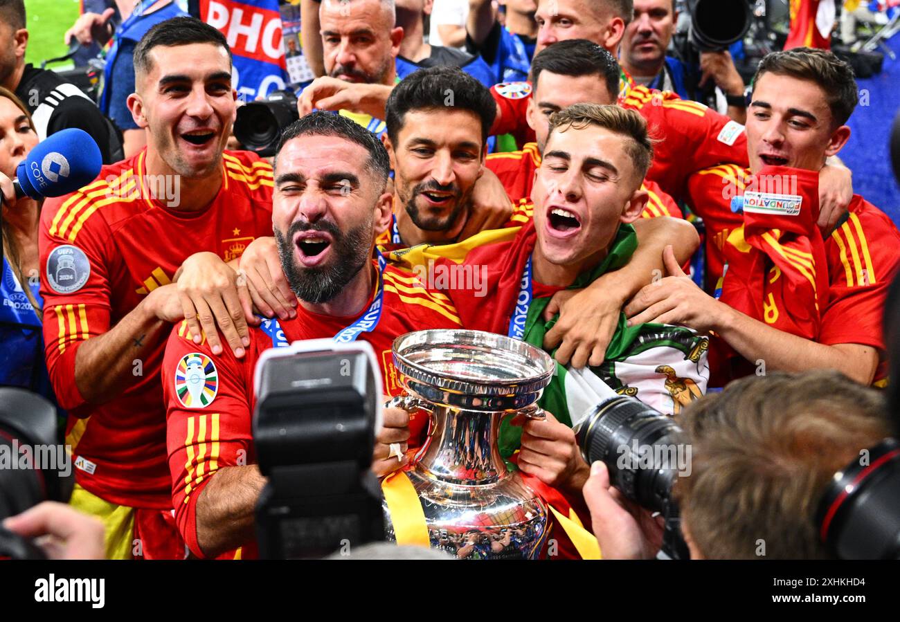 Berlin, Germany. 15th July, 2024. Soccer, UEFA Euro 2024, European ...