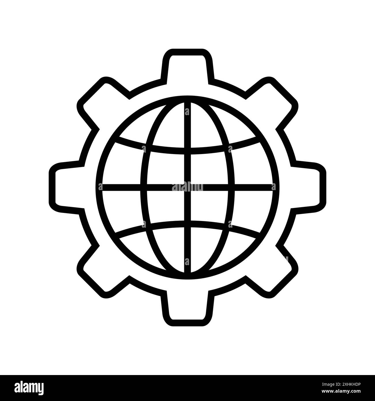 internet globe icon vector design template in white background Stock ...