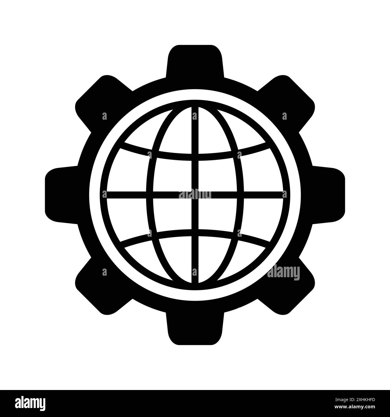 internet globe icon vector design template in white background Stock ...