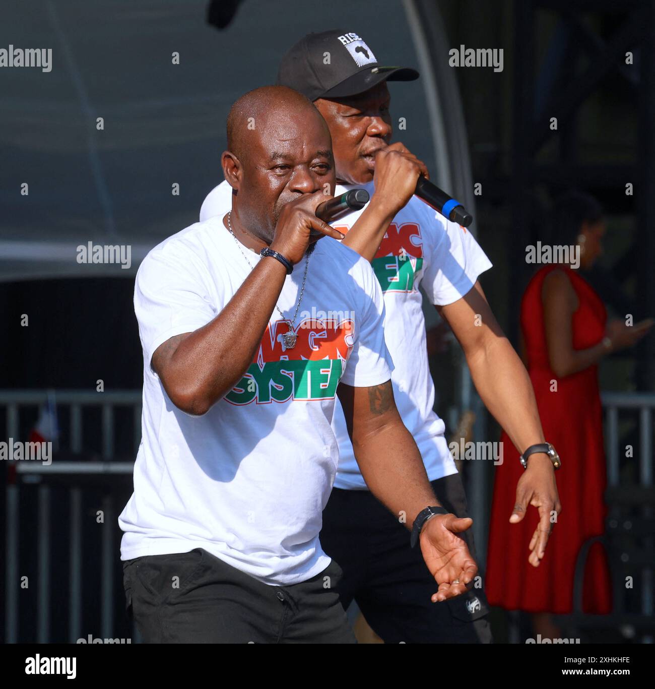 New York City, United States. 14th July, 2024. Music band Magic System ...