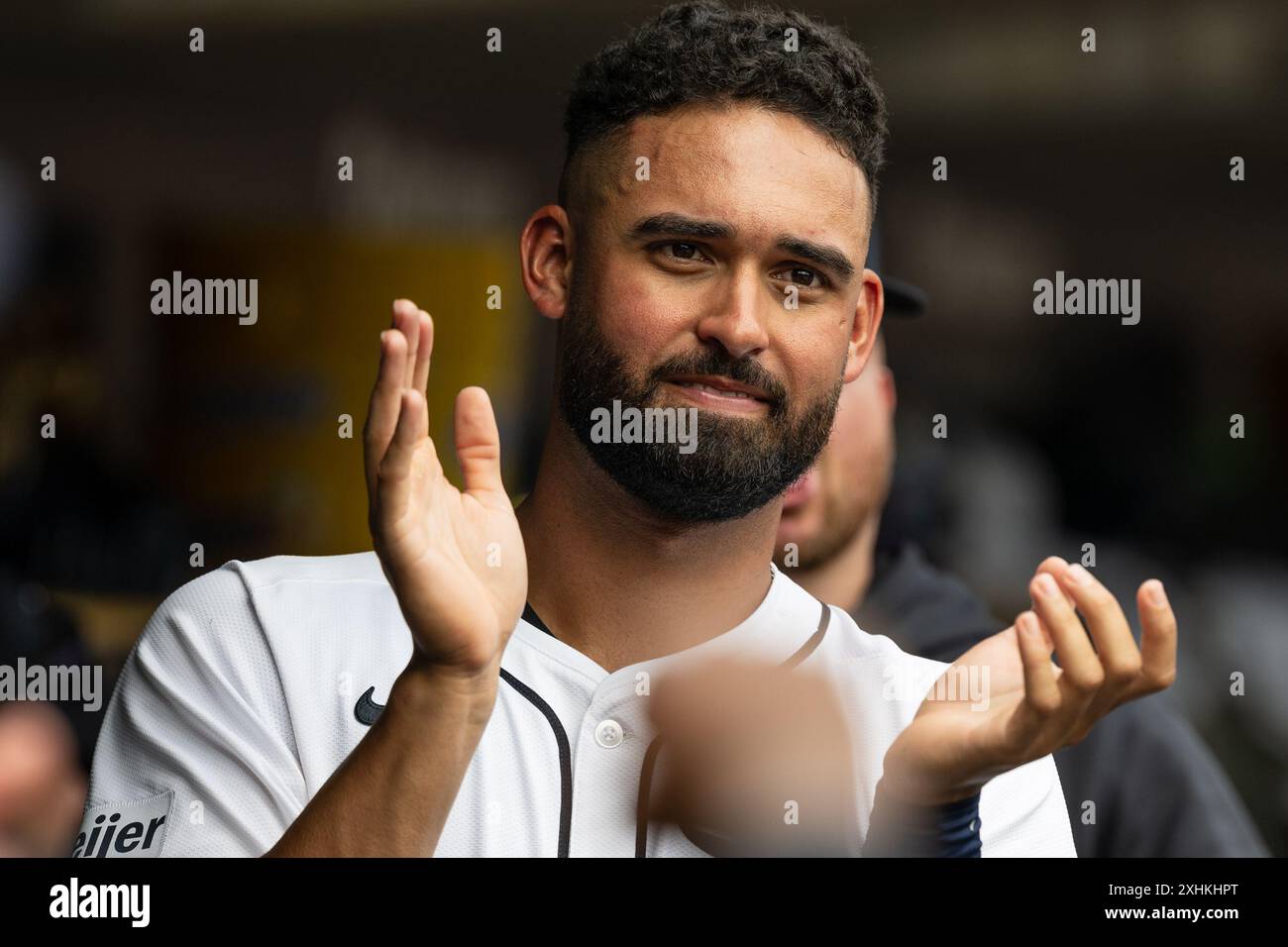 Detroit Tigers outfielder Riley Greene (31) during a MLB baseball game ...
